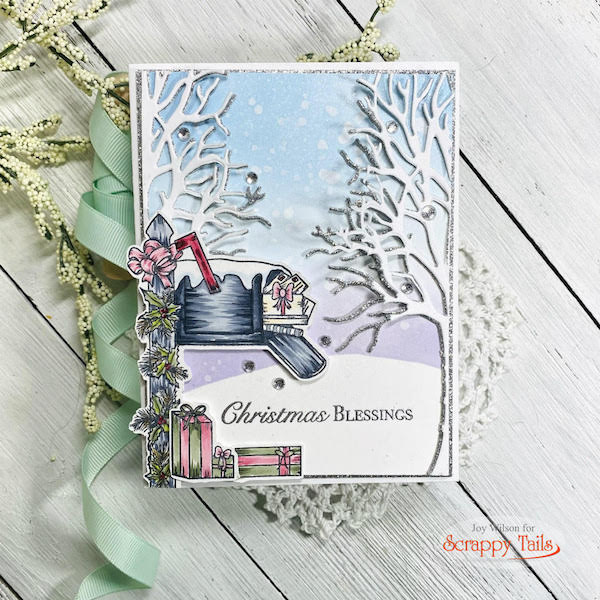 Winter Trees Christmas Card – Scrappy Tails Crafts