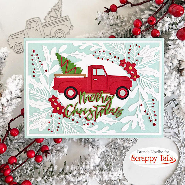 Layering Christmas Truck Craft Die – Scrappy Tails Crafts