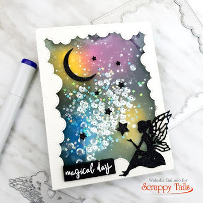 Galaxy Cloud Shaker Card – Scrappy Tails Crafts
