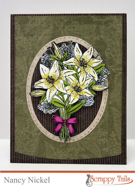 Traditional Easter Lily Card – Scrappy Tails Crafts