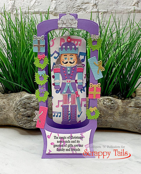 Nutcracker Spinner Pop up Card – Scrappy Tails Crafts