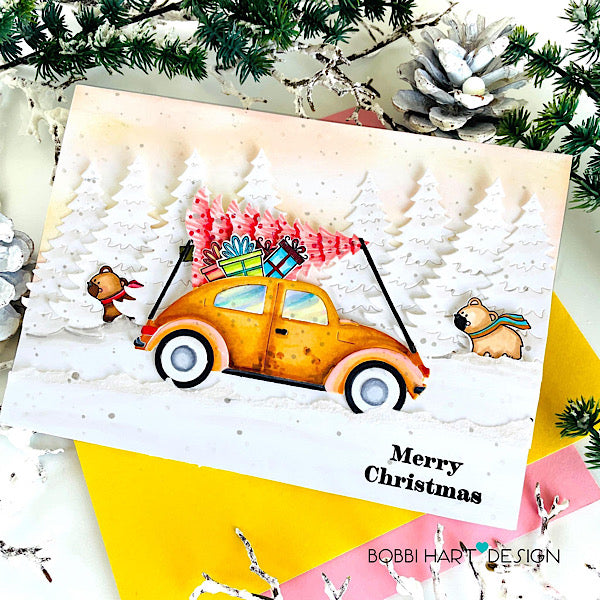 Layering Christmas Bug Craft Die (Volkswagen Beetle) – Scrappy Tails Crafts