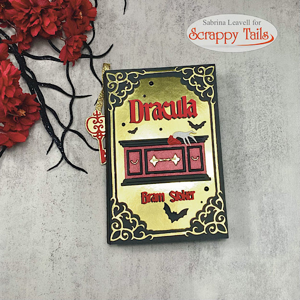 A7 Dracula Cover Plate Metal Craft Die – Scrappy Tails Crafts