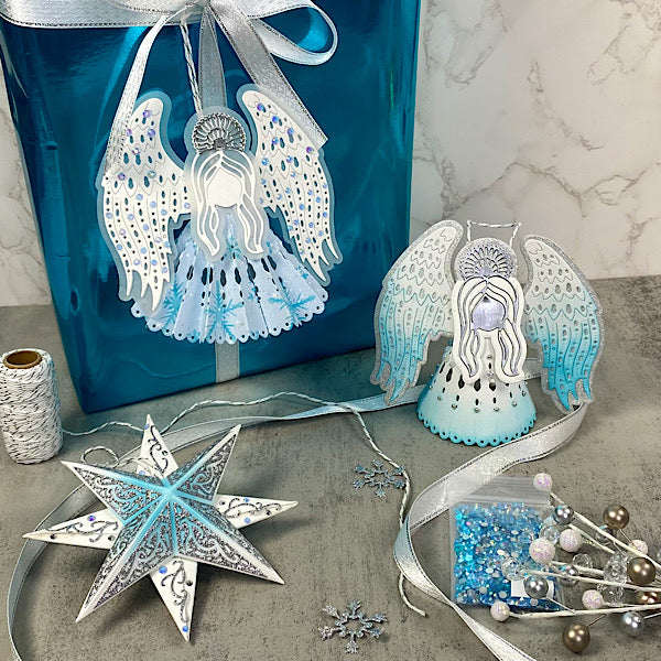 3D Delicate Angel Ornament Craft Die – Scrappy Tails Crafts