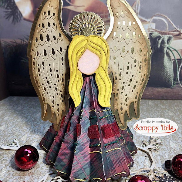 3D Delicate Angel Ornament Craft Die – Scrappy Tails Crafts