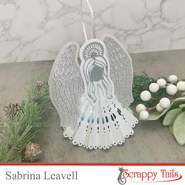 3D Delicate Angel Ornament Craft Die – Scrappy Tails Crafts