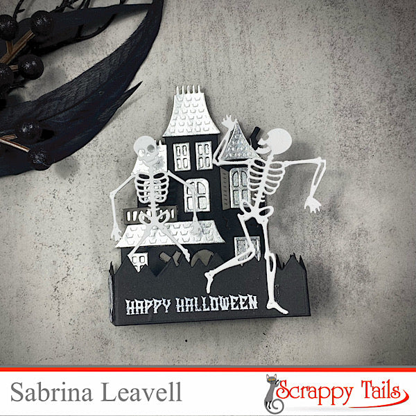 A7 Haunted House Pop Up Card Metal Craft Die – Scrappy Tails Crafts