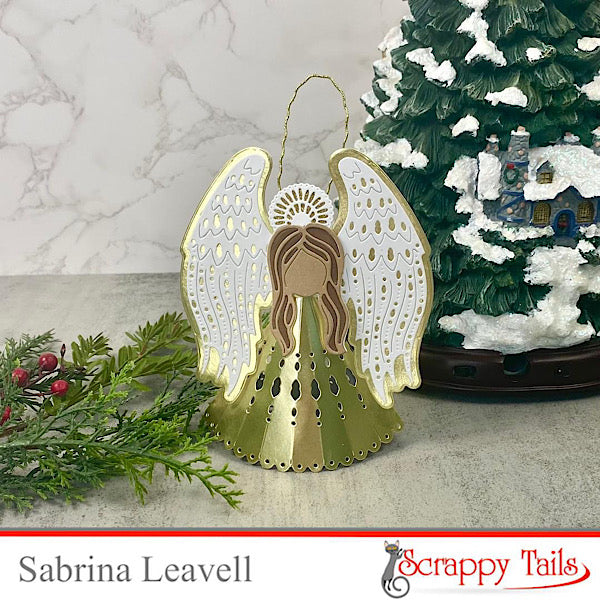 3D Delicate Angel Ornament Craft Die – Scrappy Tails Crafts
