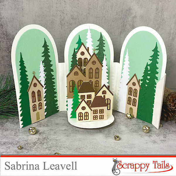 Winterscape Trees And Deer Metal Craft Die – Scrappy Tails Crafts