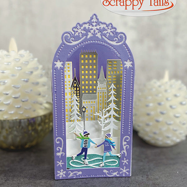 5 Piece “Snowflake Pop Up Tunnel Card Bundle” – Scrappy Tails Crafts