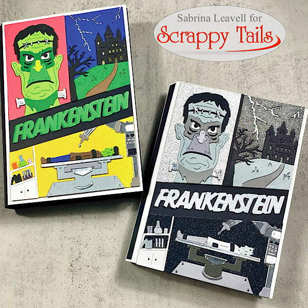 A7 Frankenstein Cover Plate Metal Craft Die – Scrappy Tails Crafts
