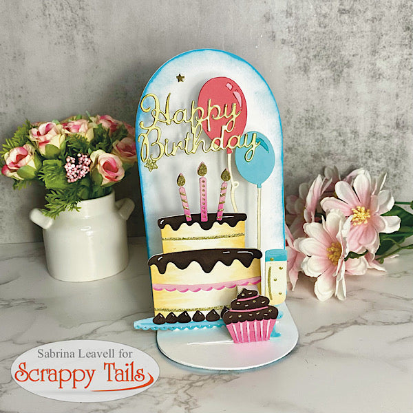 Tiered Birthday Cake Metal Craft Die – Scrappy Tails Crafts