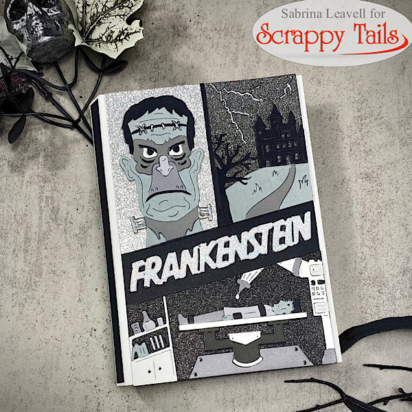 A7 Frankenstein Cover Plate Metal Craft Die – Scrappy Tails Crafts
