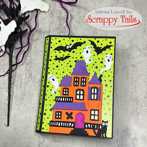 A7 Haunted House Pop Up Card Metal Craft Die – Scrappy Tails Crafts