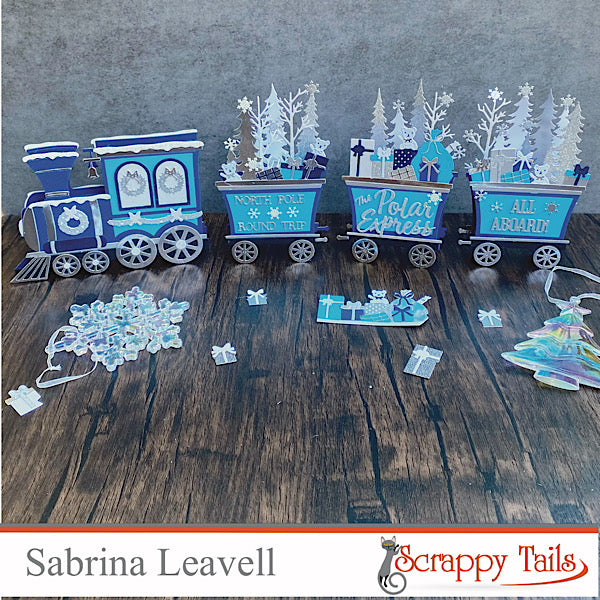 Polar Express Train Pop Up Card Metal Craft Die – Scrappy Tails Crafts
