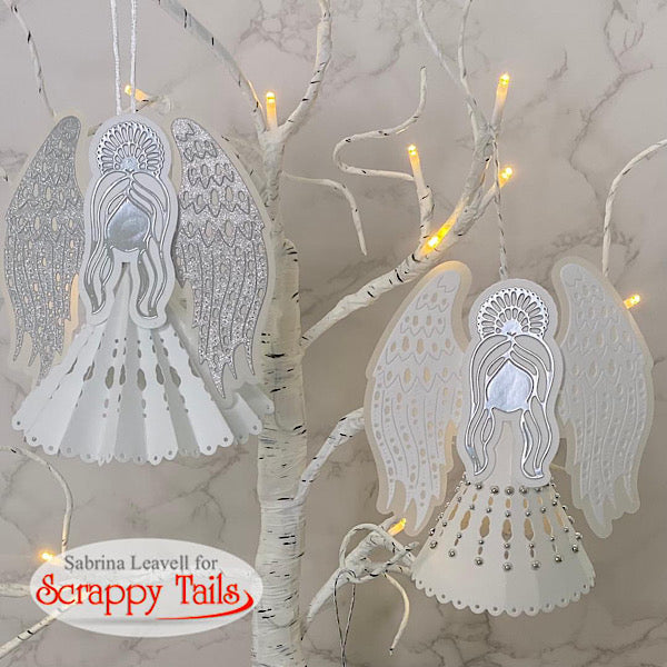 3D Delicate Angel Ornament Craft Die – Scrappy Tails Crafts