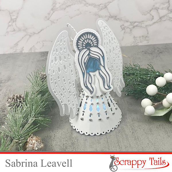 3D Delicate Angel Ornament Craft Die – Scrappy Tails Crafts