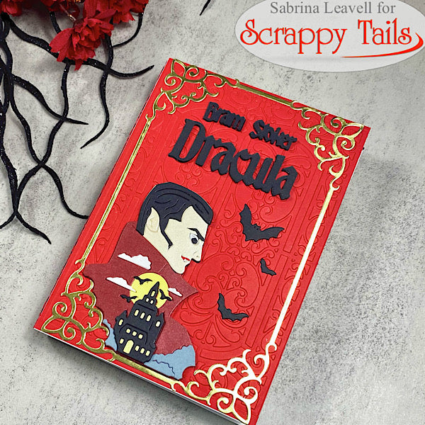 A7 Dracula Cover Plate Metal Craft Die – Scrappy Tails Crafts