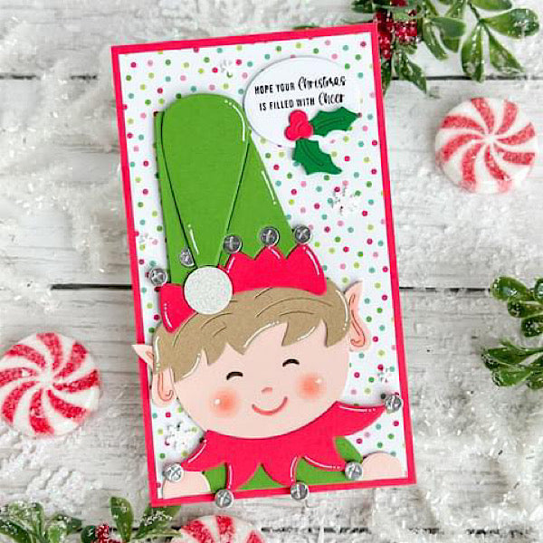 Elf Girl and Elf Boy Add-On Die for Pumpkin Pop Up – Scrappy Tails Crafts