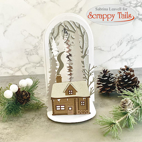 Winterscape & A7 Trifold Pop Up Card Base Metal Craft Die Bundle ...