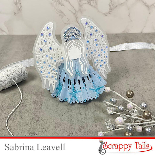 3D Delicate Angel Ornament Craft Die – Scrappy Tails Crafts