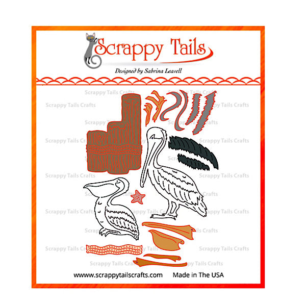 Layering Pelicans Craft Metal Die Set – Scrappy Tails Crafts