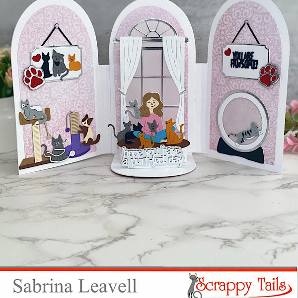 Crazy Cat Lady Metal Craft Die – Scrappy Tails Crafts