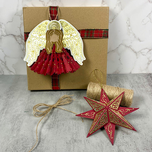 3D Delicate Angel Ornament Craft Die – Scrappy Tails Crafts