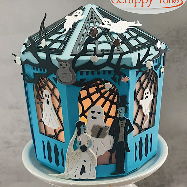 Halloween Gazebo Structure Add-On Metal Craft Die – Scrappy Tails Crafts
