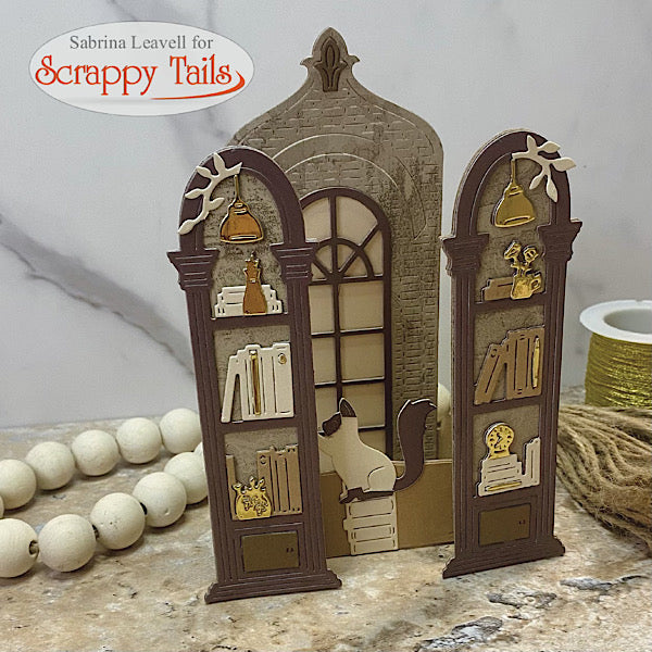 A7 Library Window Pop Up Card Metal Craft Die – Scrappy Tails Crafts