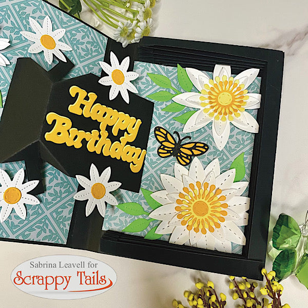 Stitched Daisy Blooms Metal Craft Die – Scrappy Tails Crafts