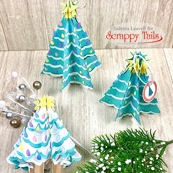 A7 Retro Christmas Tree Metal Craft Die – Scrappy Tails Crafts