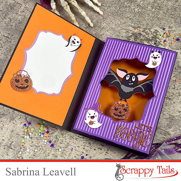 Cute Bat with Jack O’Lantern Metal Craft Die – Scrappy Tails Crafts