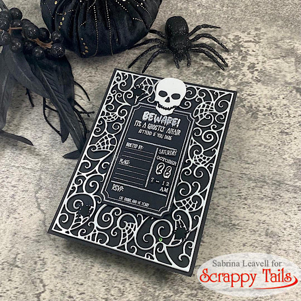 Scary Halloween Party Card Kit – Scrappy Tails Crafts