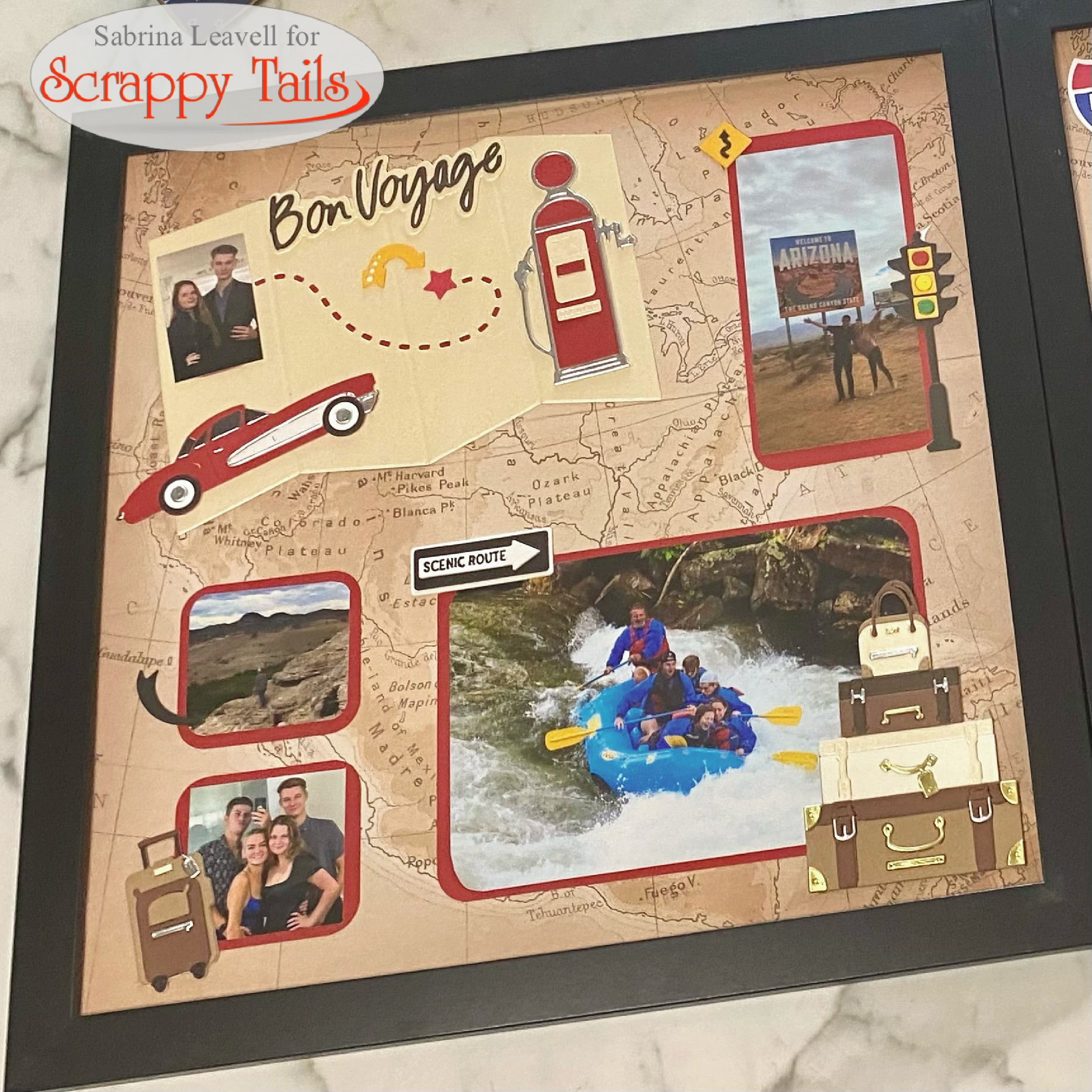 A7 Road Trip Map Metal Craft Die – Scrappy Tails Crafts