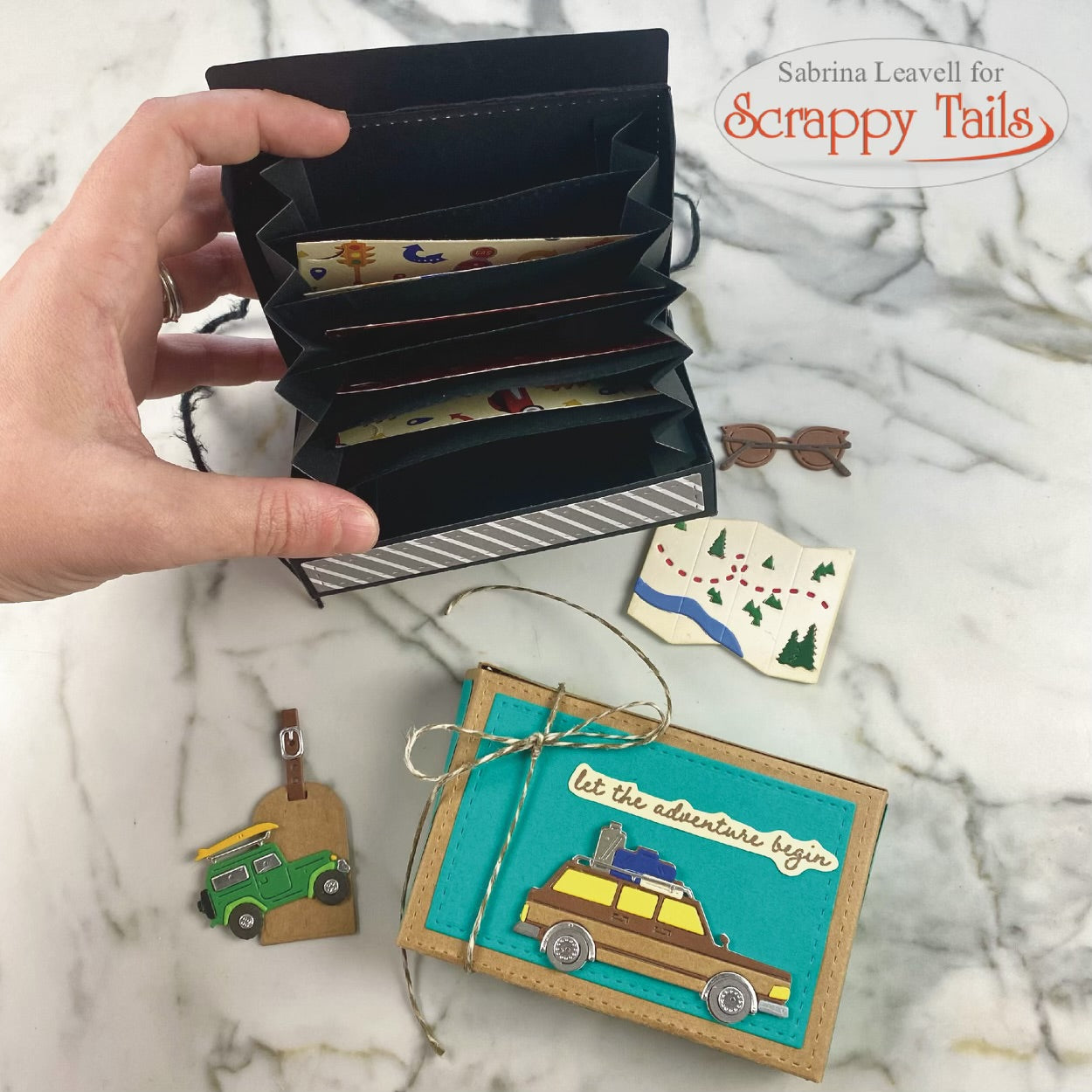 A7 Suitcase Pop Up Card Metal Craft Die – Scrappy Tails Crafts