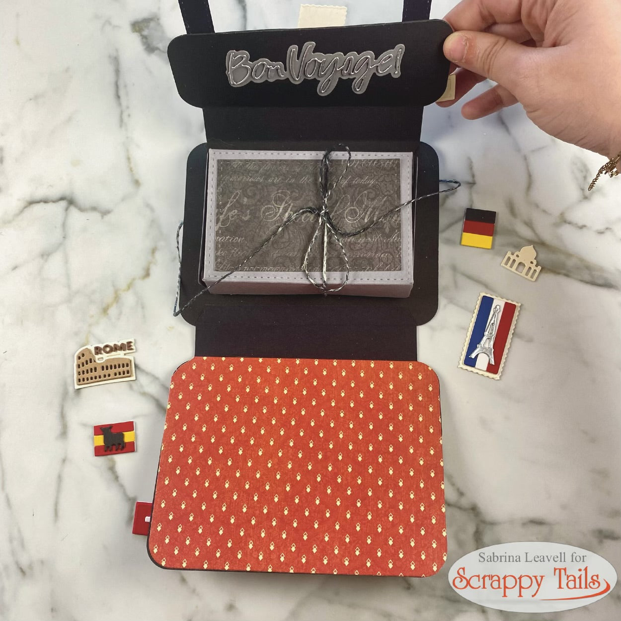 A7 Suitcase Pop Up Card Metal Craft Die – Scrappy Tails Crafts