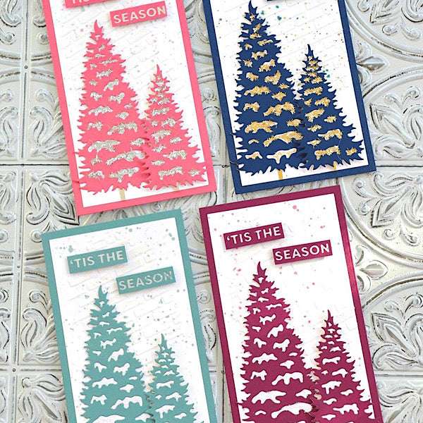 Winter Snow Trees Metal Craft Dies – Scrappy Tails Crafts