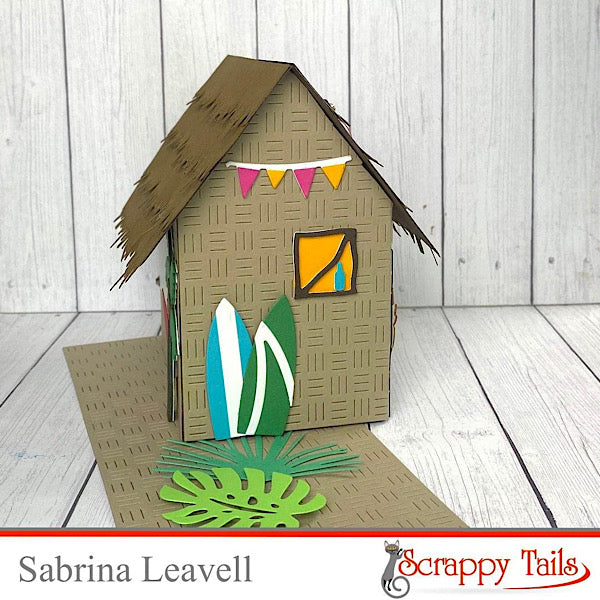 Tiki Hut Surf Shop Add-on Metal Craft Die – Scrappy Tails Crafts