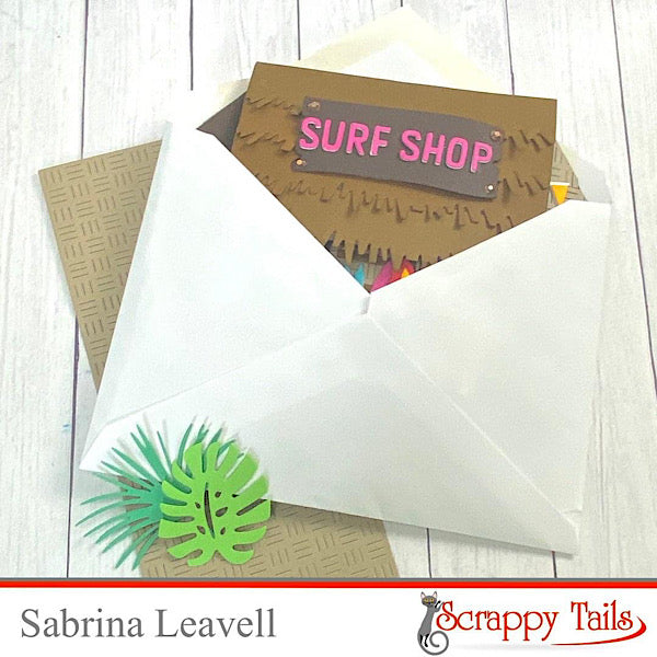 Tiki Hut Surf Shop Add-on Metal Craft Die – Scrappy Tails Crafts