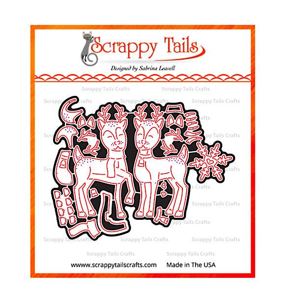 Layering Reindeers Craft Metal Die – Scrappy Tails Crafts