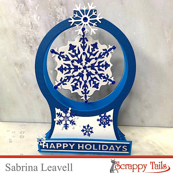 A7 Intricate Snowflake Spinner Add-On for A7 Snowglobe – Scrappy Tails ...