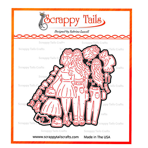 Backside BFF Layering Craft Metal Die – Scrappy Tails Crafts