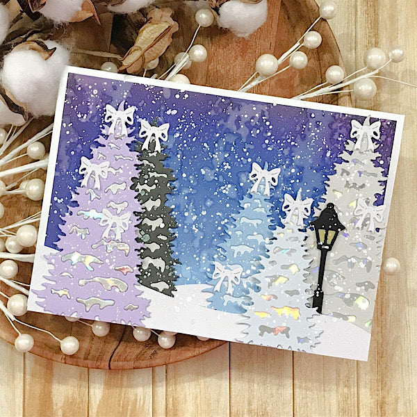 Winter Snow Trees Metal Craft Dies – Scrappy Tails Crafts