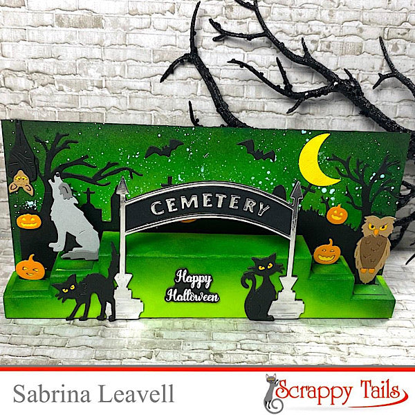 Slimline Graveyard Borders Metal Craft Die – Scrappy Tails Crafts