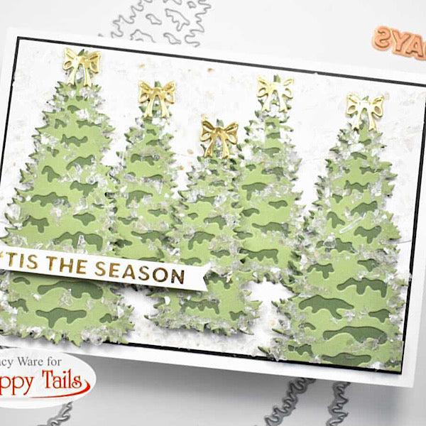 Winter Snow Trees Metal Craft Dies – Scrappy Tails Crafts