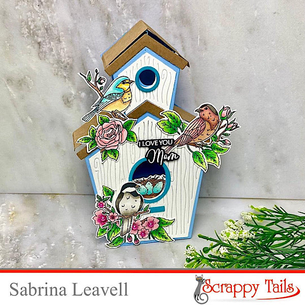 A7 Bird House Pop Up Card Craft Metal Die Set – Scrappy Tails Crafts
