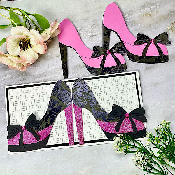 A2 High Heel Shoe Craft Metal Die – Scrappy Tails Crafts